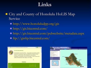 Honolulu gis higicc june 2011 | PPT