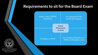 National Board of Medication Therapy Management | PPTX