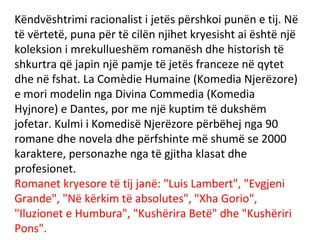 Honore de balzak | PPT