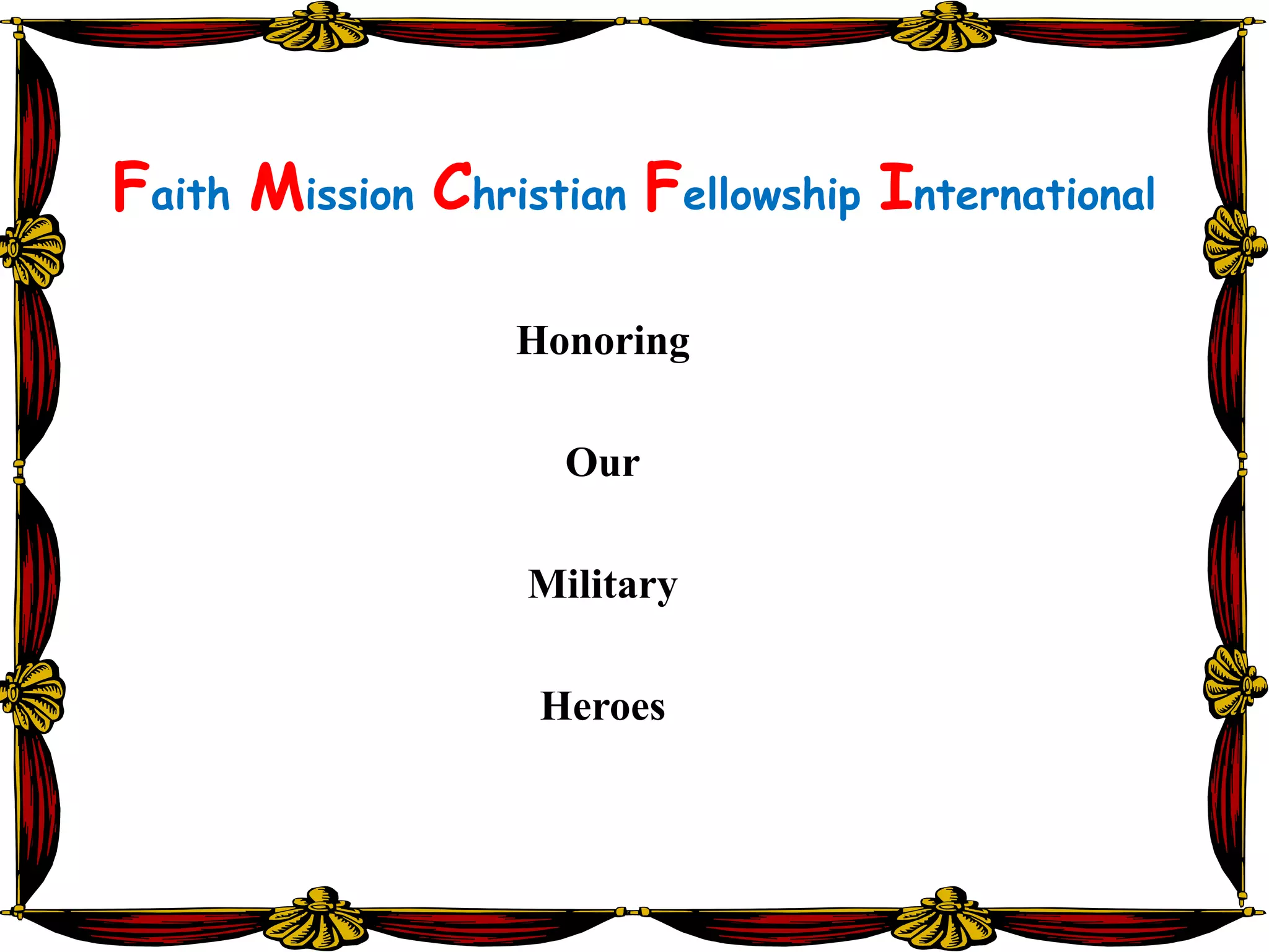 Honoring Our Heroes | PPT