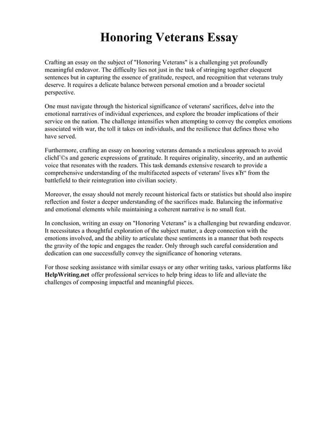 Honoring Veterans Essay.pdf