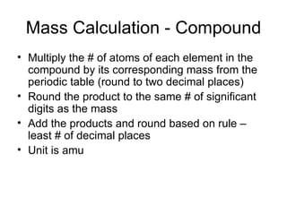 Honors1011 molar mass and percent composition | PPT | Chemistry | Science