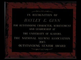 UA Honors and awards | PPTX