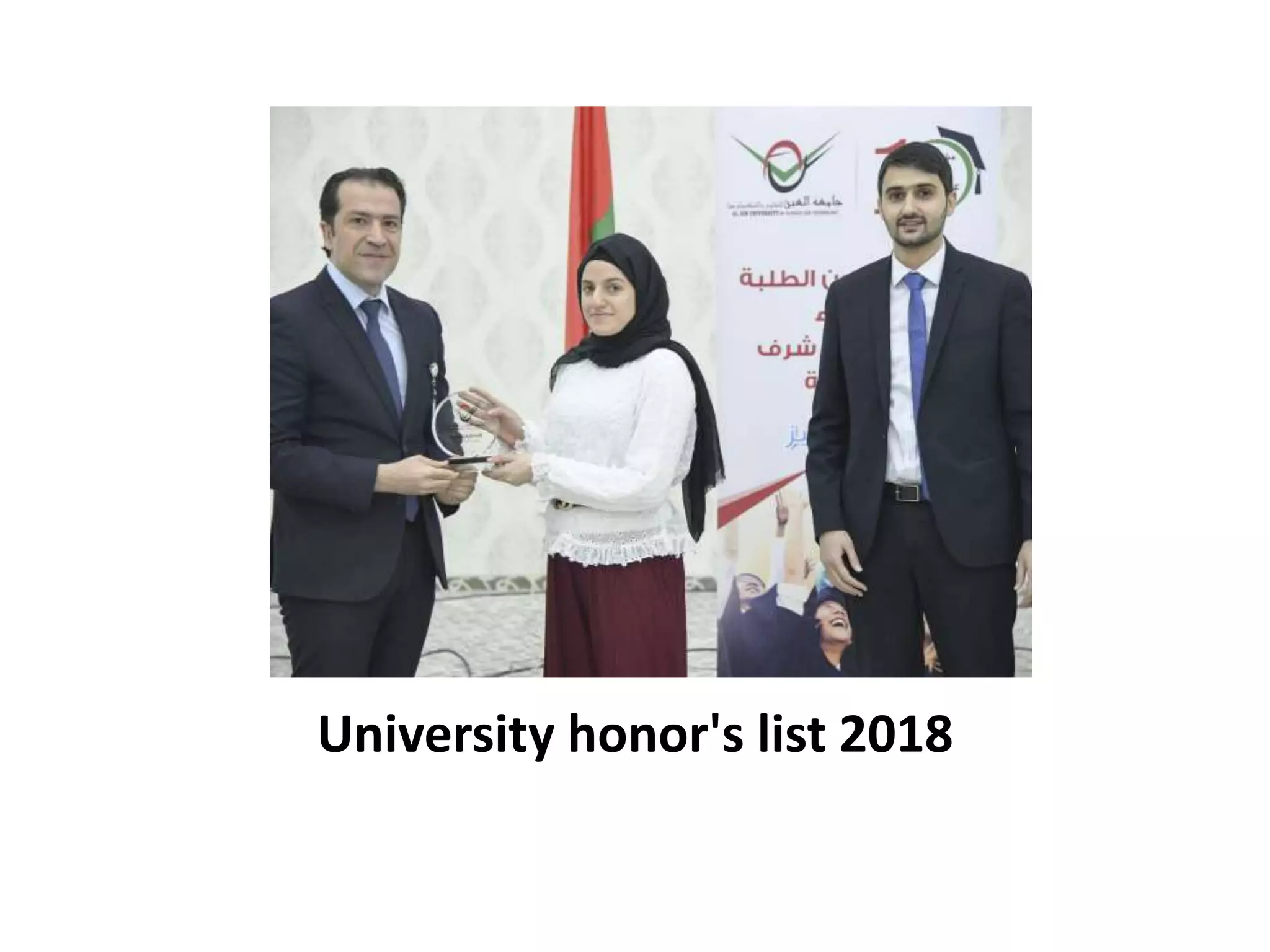 Honors and awards | PPTX