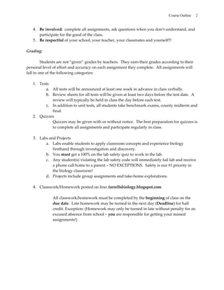 Honors bio (current) 10 11 | PDF