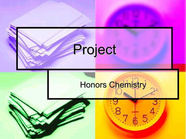 Honors chem project | PPT
