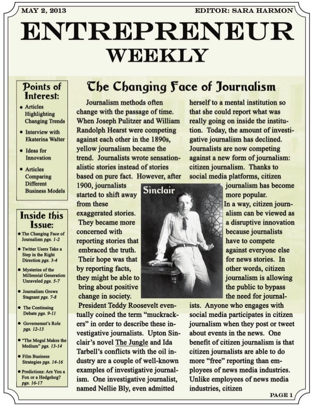 Entrepreneur Weekly - Newspaper