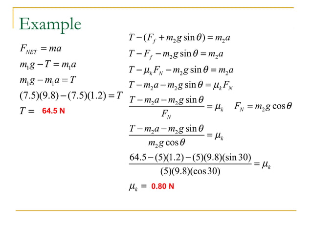 Honors physics -_friction_inclines | PPT