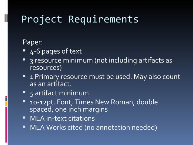 Honor’s research project overview | PPT