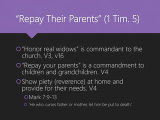 Honor Your Father and Mother | PPTX