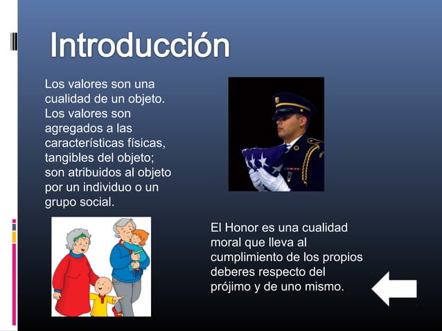 Honor y valores | PPT