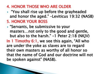 learning on how to honour people and elderly in societ | PPT