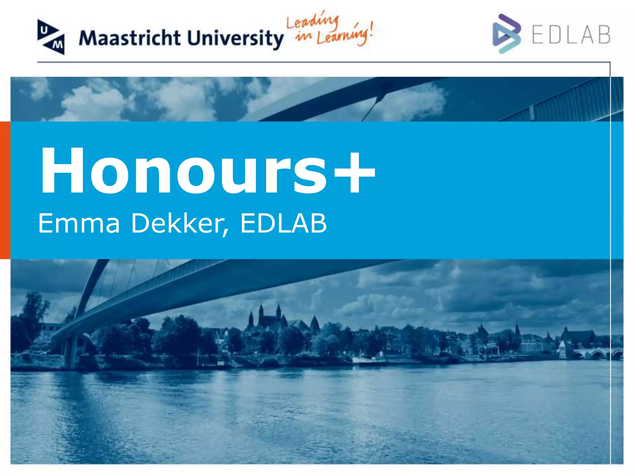 Honours+ Programme Information | PPT