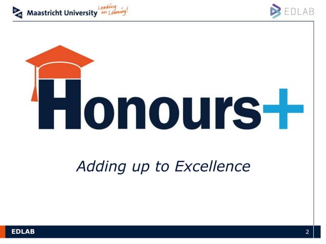 Honours+ Programme Information | PPT