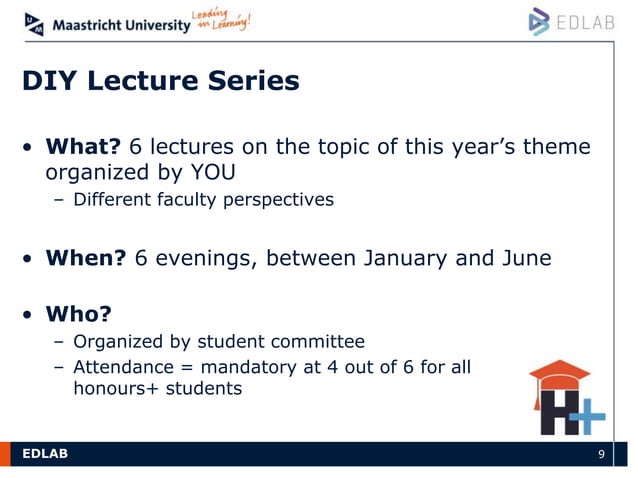 Honours+ Programme Information | PPT