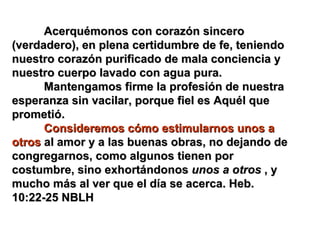 Honra a tu Hermano | PPT