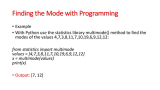 Comprehensive Introduction to Probability and Statistics for Machine ...