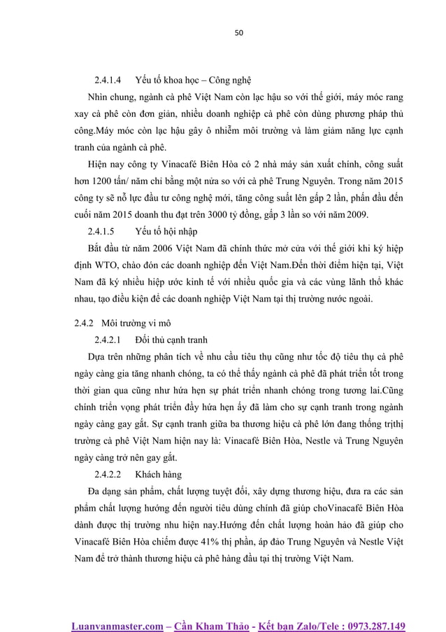 Hoàn thiện chiến lược kinh doanh cho Công ty Vinacafé Biên Hòa giai đoạn 2015 – 2020.docx