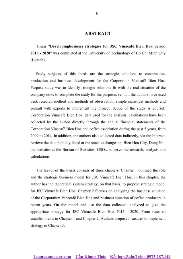 Hoàn thiện chiến lược kinh doanh cho Công ty Vinacafé Biên Hòa giai đoạn 2015 – 2020.docx