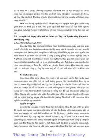 Đề tài phân tích tài chính công ty Rạng Đông, ĐIỂM 8 | PDF