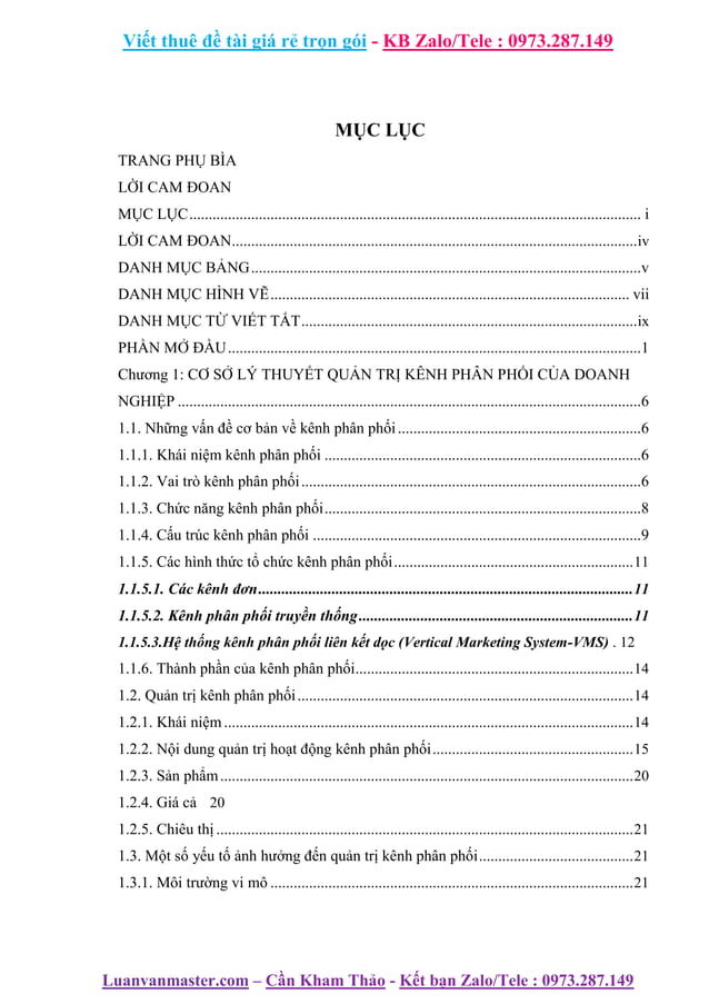 Hoàn Thiện Hoạt Động Quản Trị Kênh Phân Phối Sản Phẩm Của Công Ty Dược Phẩm Imexpharm.doc