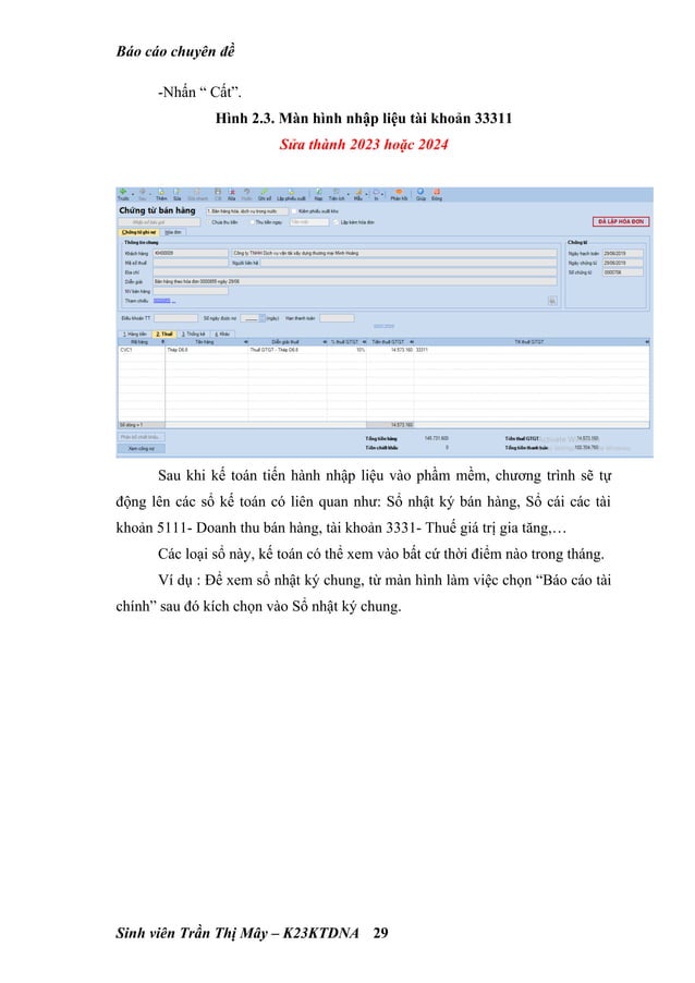 HOÀN THIỆN KẾ TOÁN BÁN HÀNG VÀ XÁC ĐỊNH KẾT QUẢ BÁN HÀNG TẠI CÔNG TY TNHH THƯƠNG MẠI VŨ | DOCX