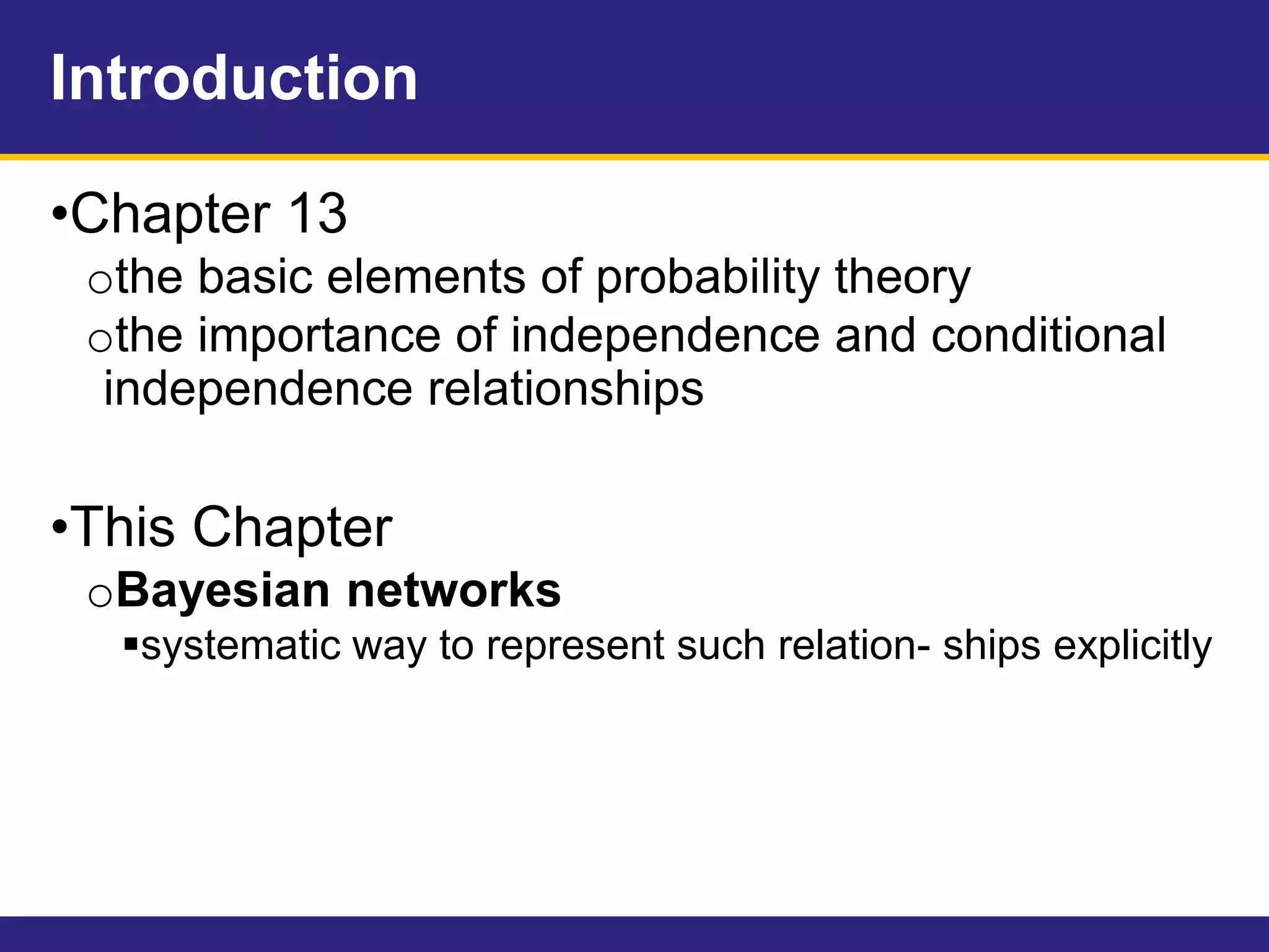 Probabilistic Reasoning | PPTX | Computer Networking | Computing