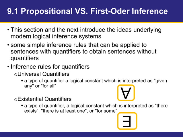 Inference in First-Order Logic | PPTX