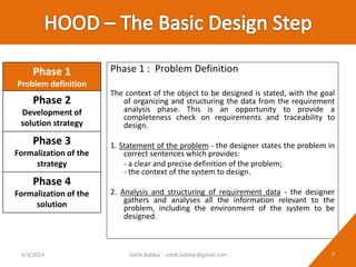Hierarchical Object Oriented Design | PPT