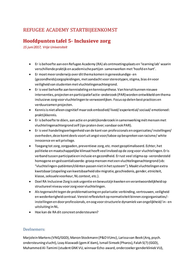 Inclusieve zorg | DOCX