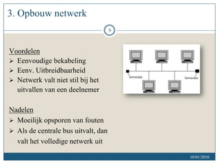 Hoofdstuk 3 Opbouw Van Netwerken | PPTX
