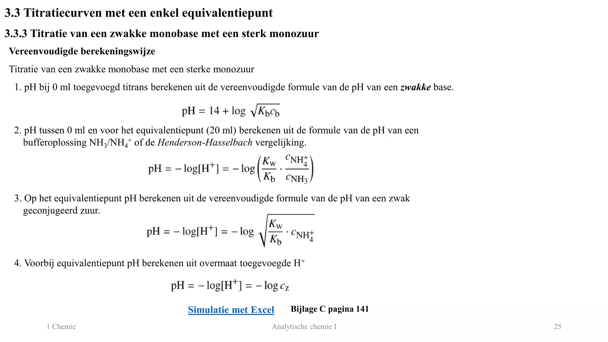 Hoofdstuk 3 - De zuur-base titraties | PPTX