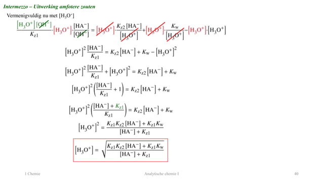 Hoofdstuk 3 - De zuur-base titraties | PPTX | Chemistry | Science