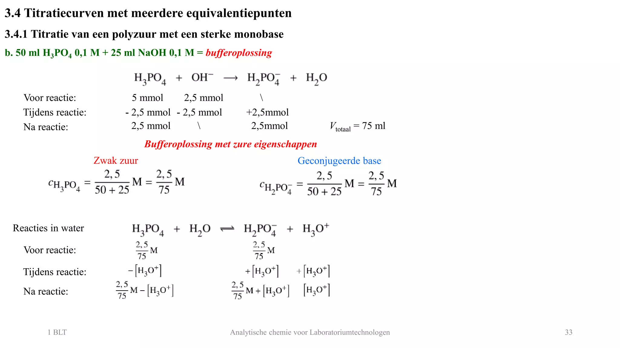 Hoofdstuk3 - De zuur-base titraties | PPTX | Chemistry | Science