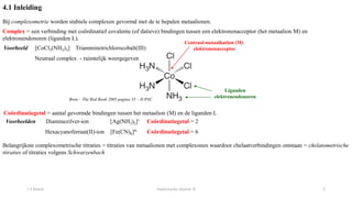Hoofdstuk 4 - Complexometrische titraties | PPTX