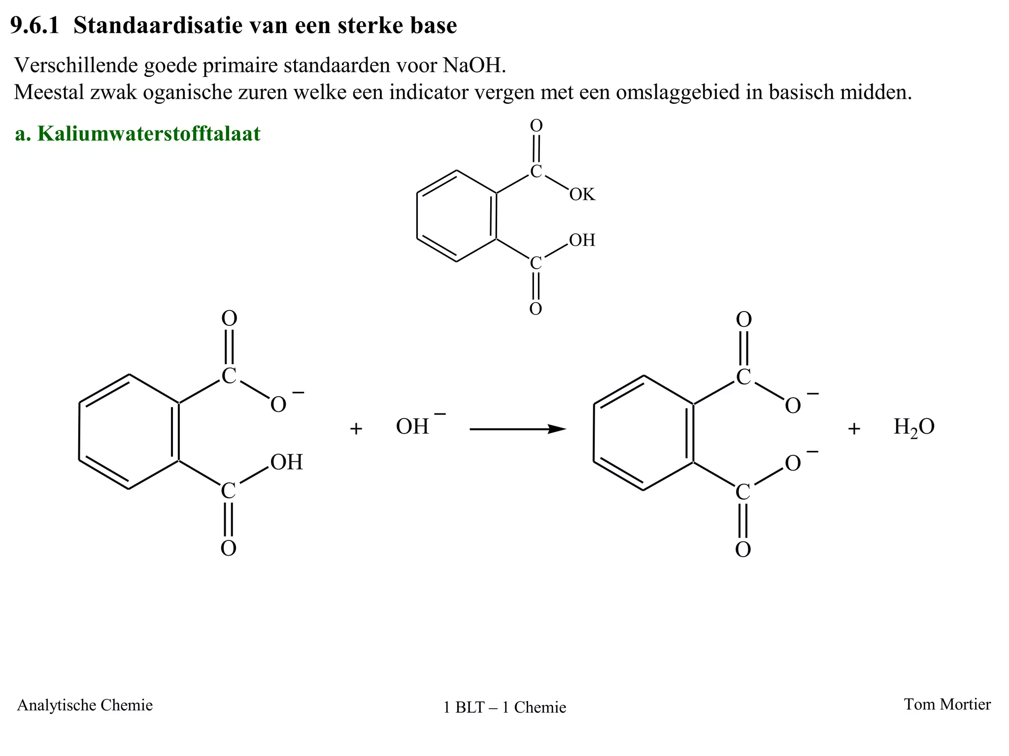 Zuur-base titraties - Deel I | PPT