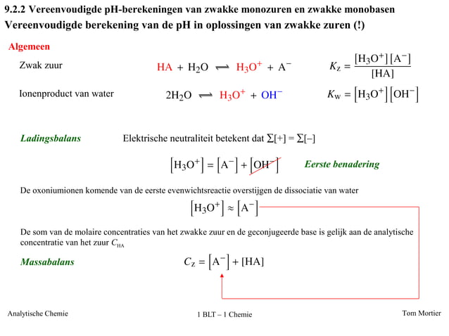 Zuur-base titraties - Deel I | PPT