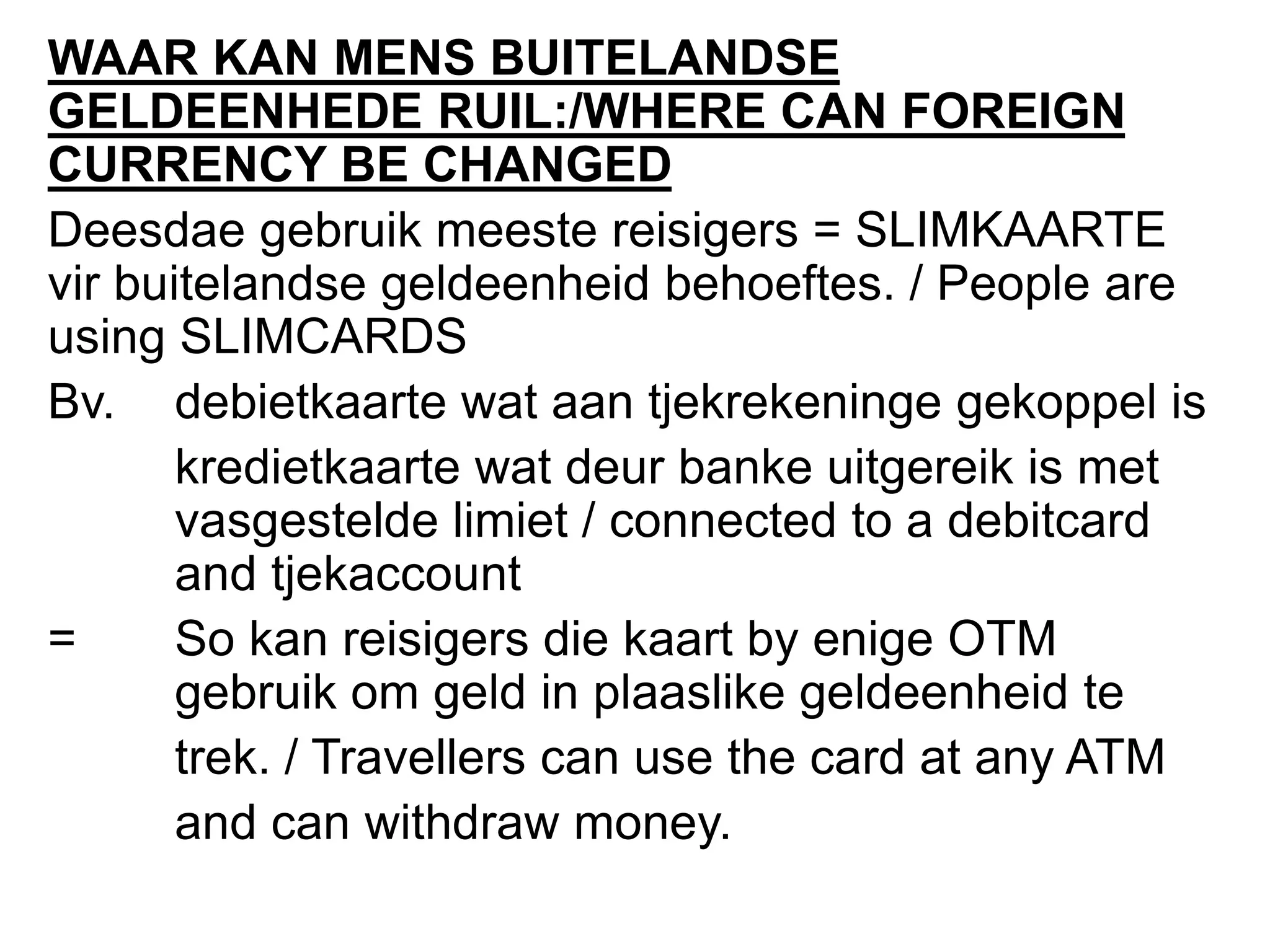 Tourism---Foreign Exchange---Grade----11 | PDF