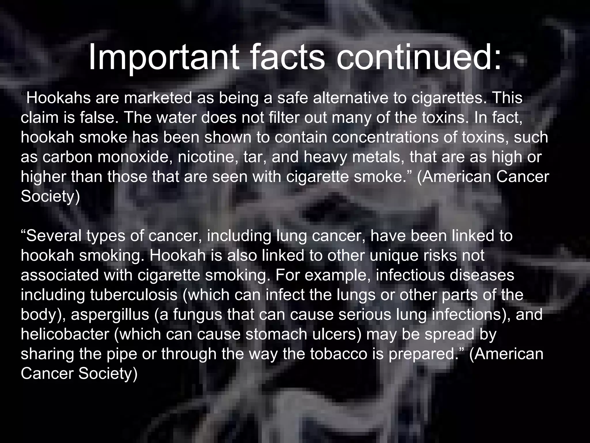 Smoking Hookah | PPT