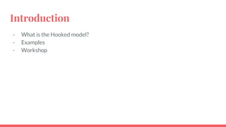 Hooked presentation and workshop | PPTX