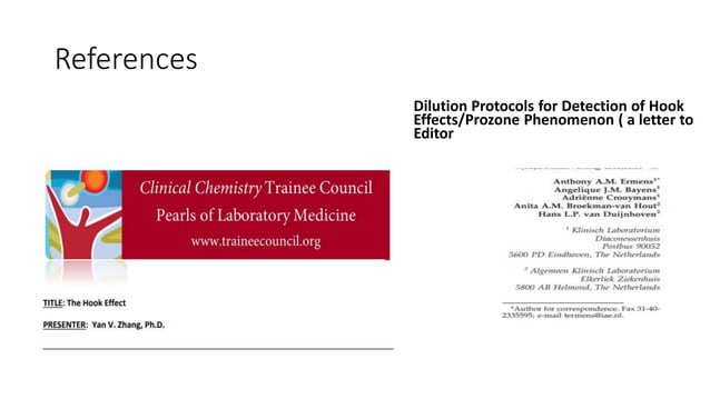 Hook effect | PPTX | Chemistry | Science