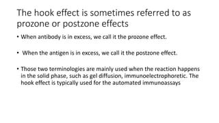 Hook effect | PPTX | Chemistry | Science