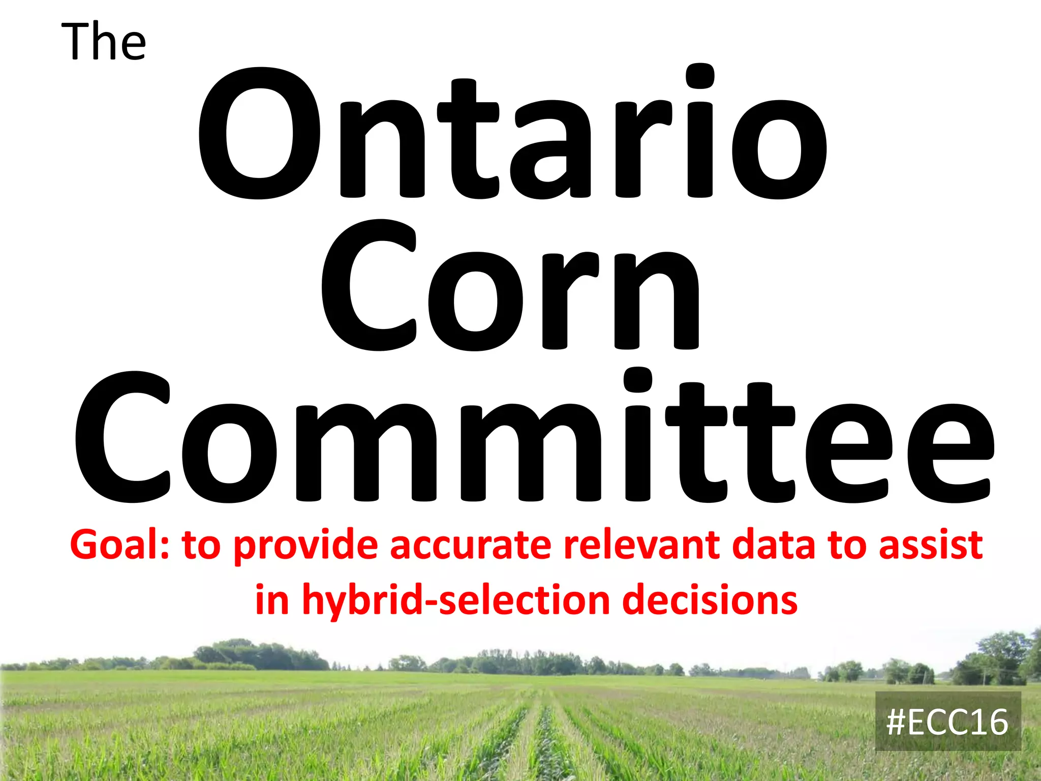 Hooker intensive corn eastern conf | PDF