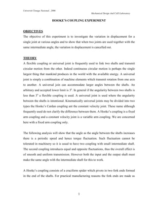 Universal Coupling Experiment | PDF