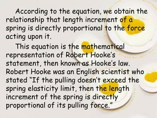 Hooke's law | PPT