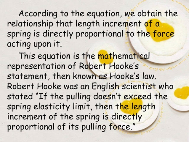 Hooke's law | PPT | Physics | Science