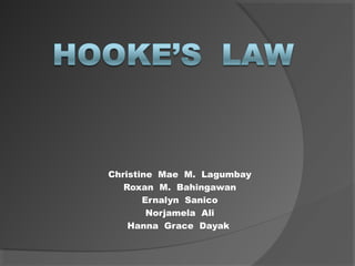 Hooke's law | PPT