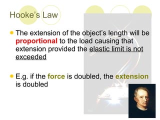 Hooke's law and Moments | PPT