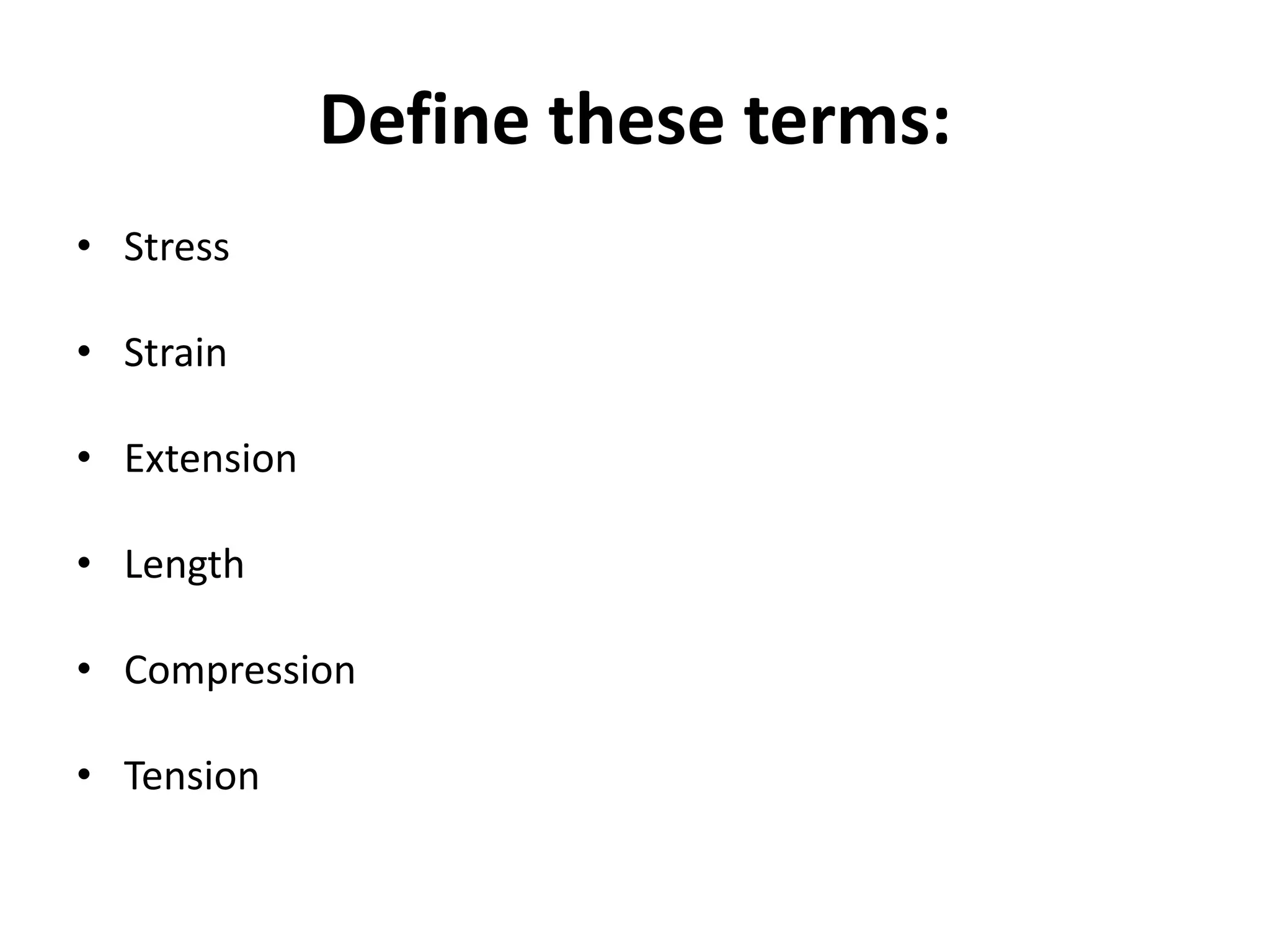 Hooke’s Law and Young’s Modulus Revision | PPTX
