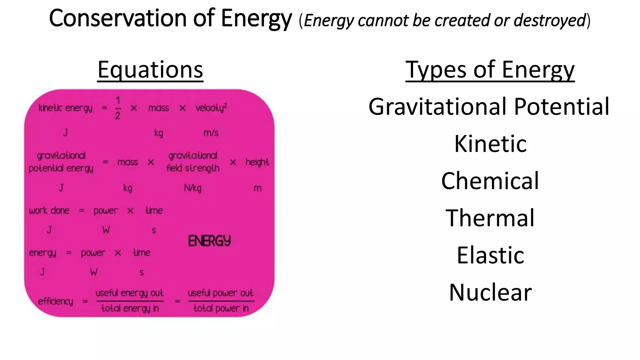 Hooke's law & energy | PPT